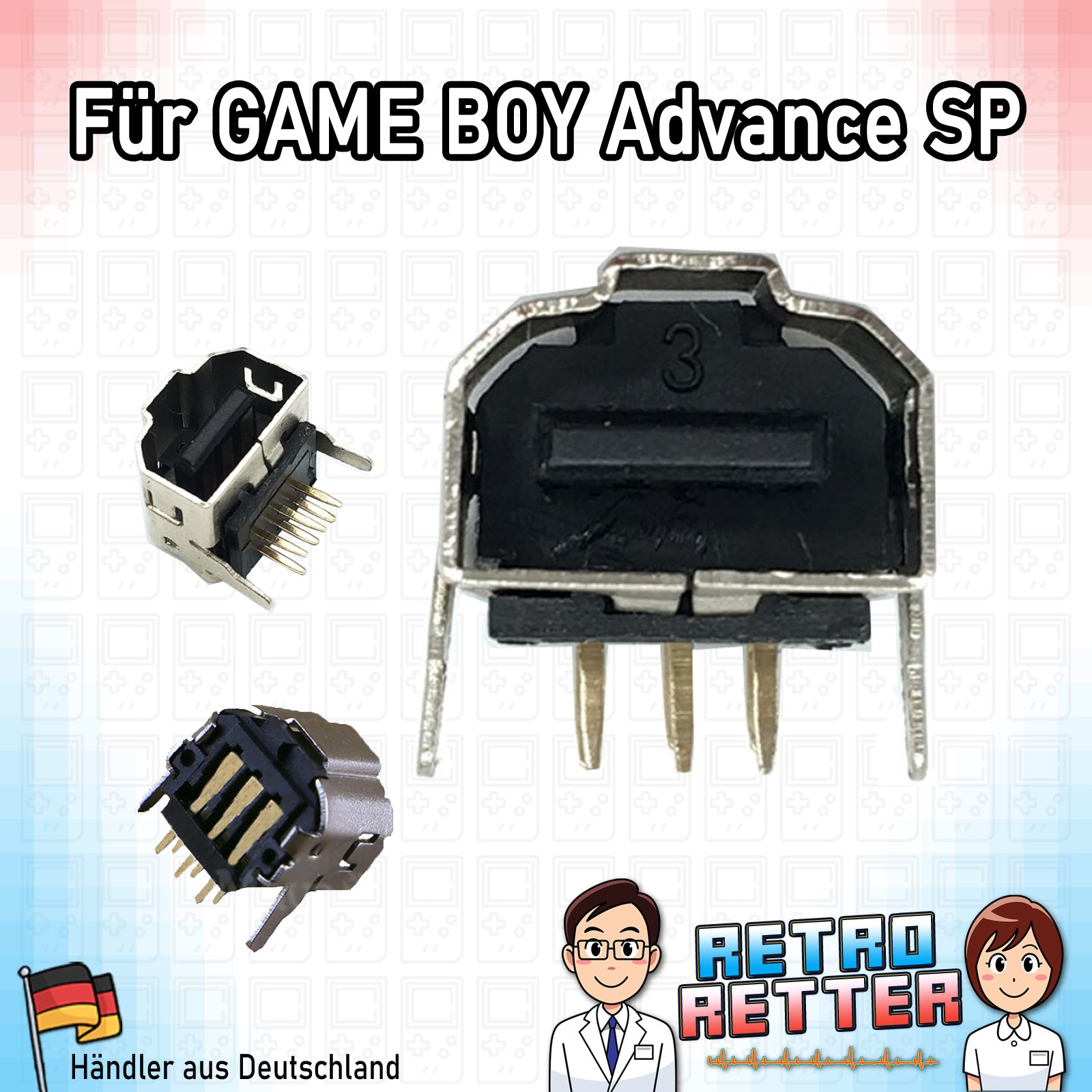 Ersatz Link Port für GBA/GBA SP - Lötkenntnisse erforderlich ...