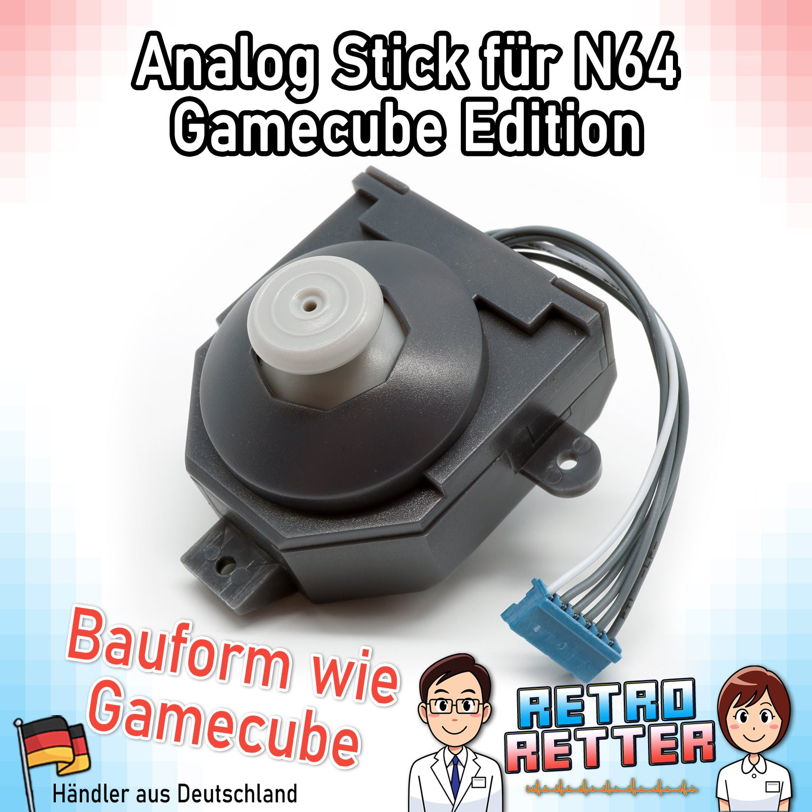 Premium Analog-Stick für N64 Controller - Authentisches Spielerlebnis ...